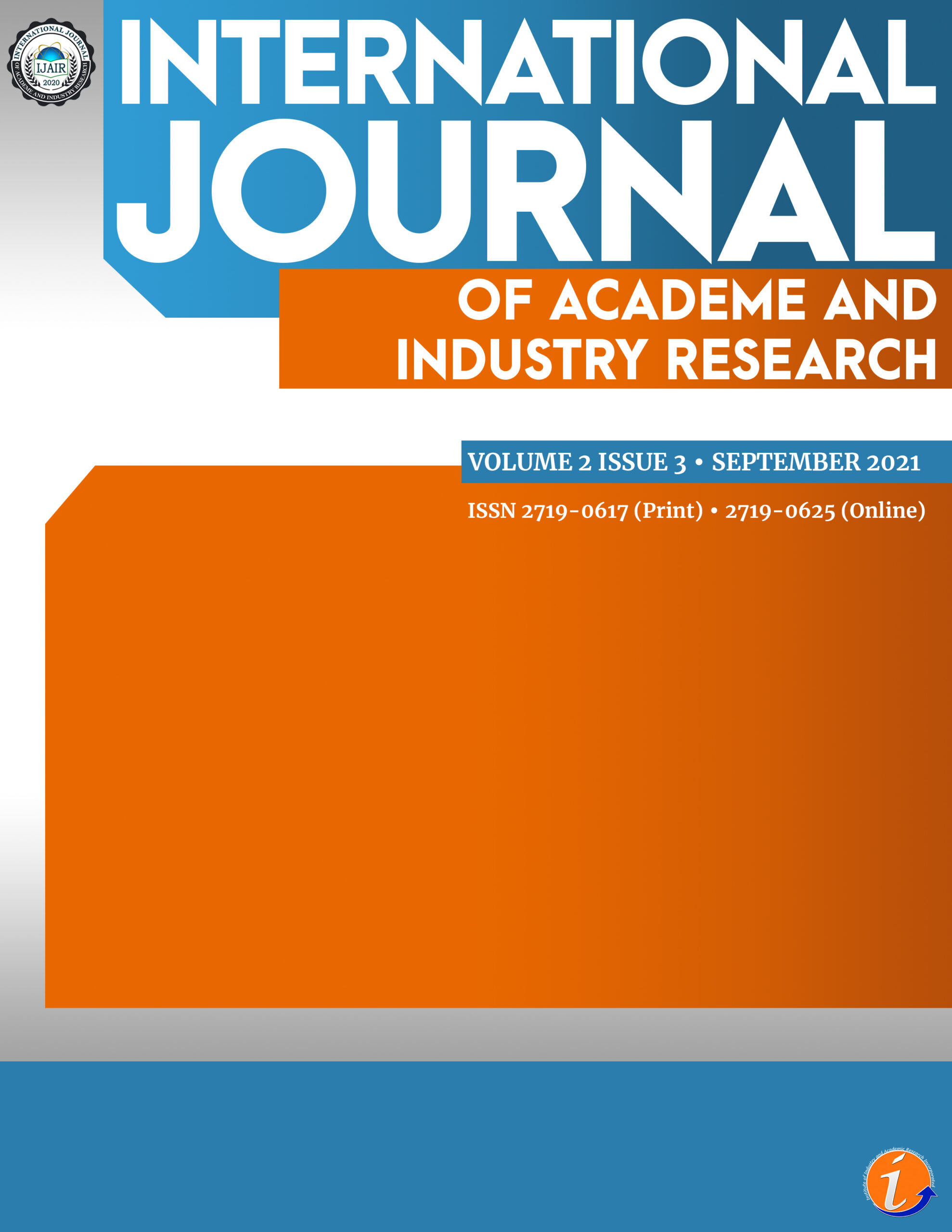 International Journal of Academe and Industry Research - IIARI